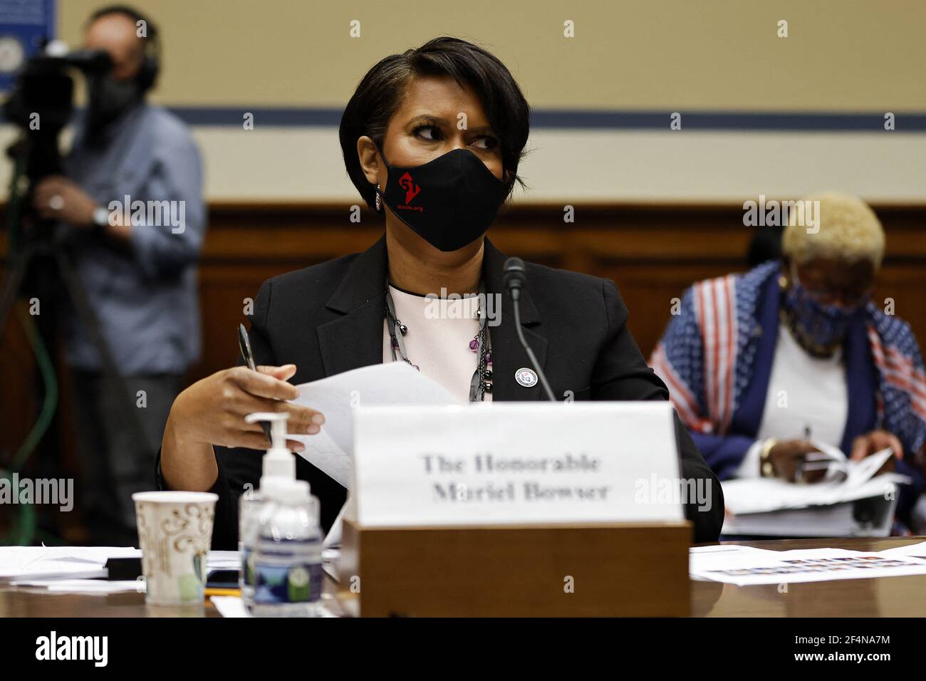 Washington, DC Mayor Muriel Bowser testifies at a House Oversight and ...