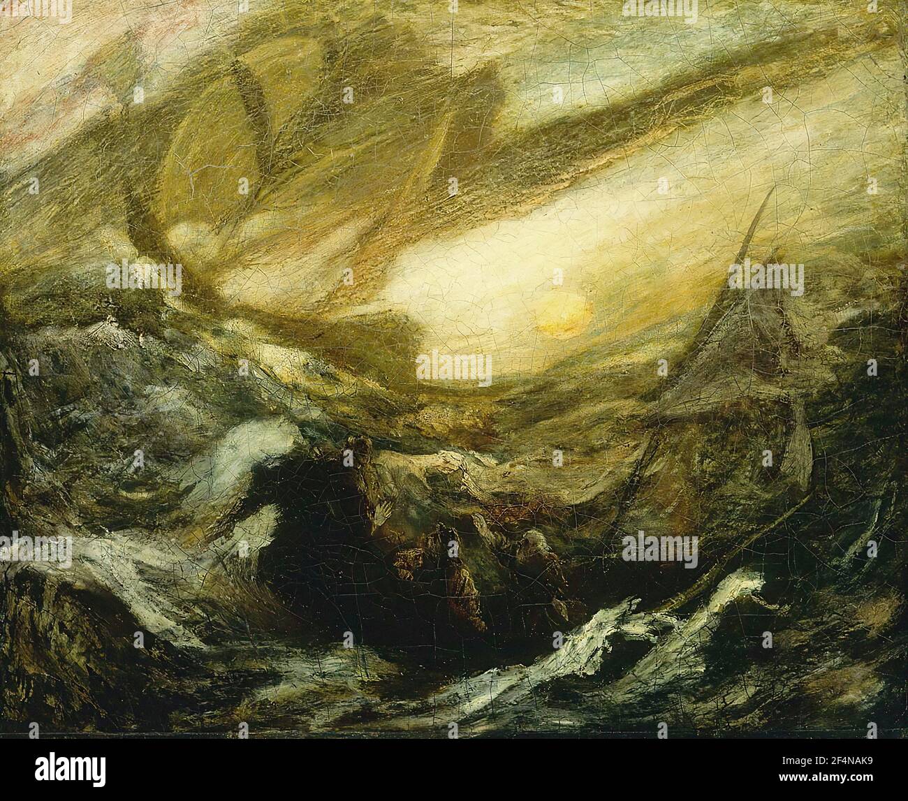 Albert Pinkham Ryder - Flying Dutchman 1887 Stock Photo - Alamy