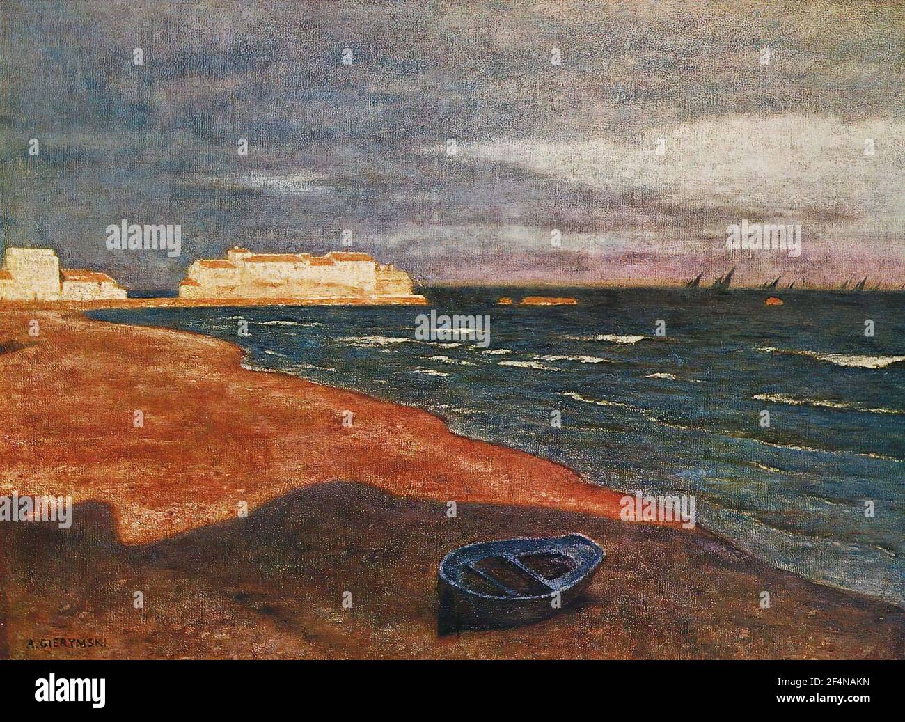 Aleksander Gierymski - Sea 1891 Stock Photo - Alamy