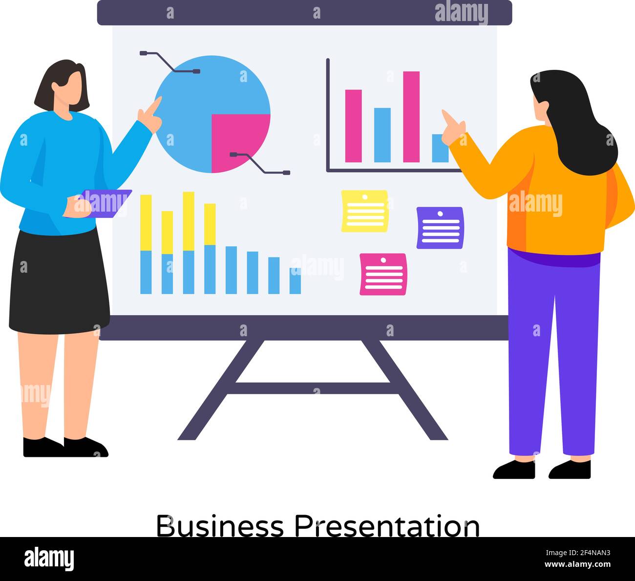 Graphical statistics Cut Out Stock Images & Pictures - Alamy