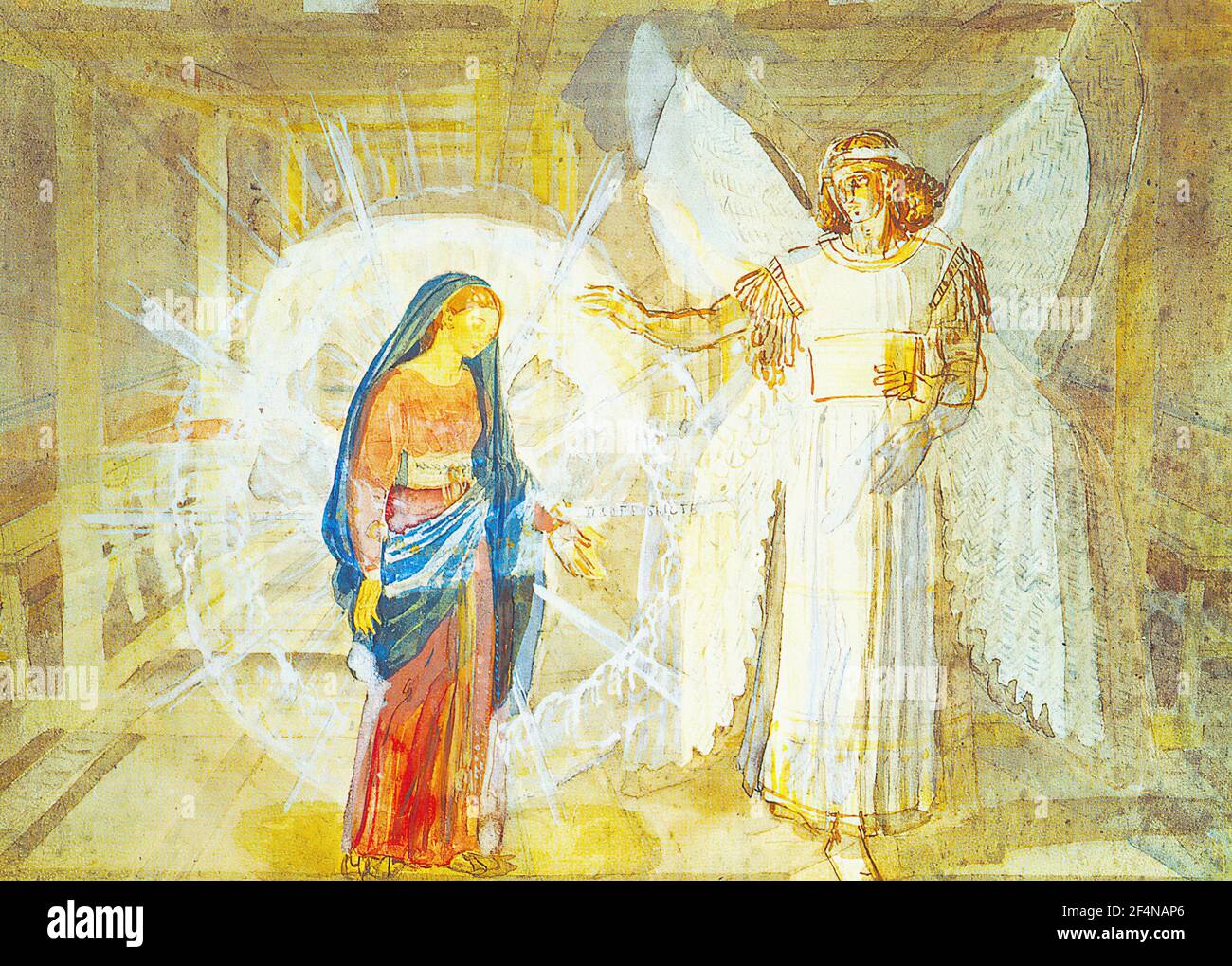 Alexandre Ivanov - Annunciation 1824 Stock Photo - Alamy