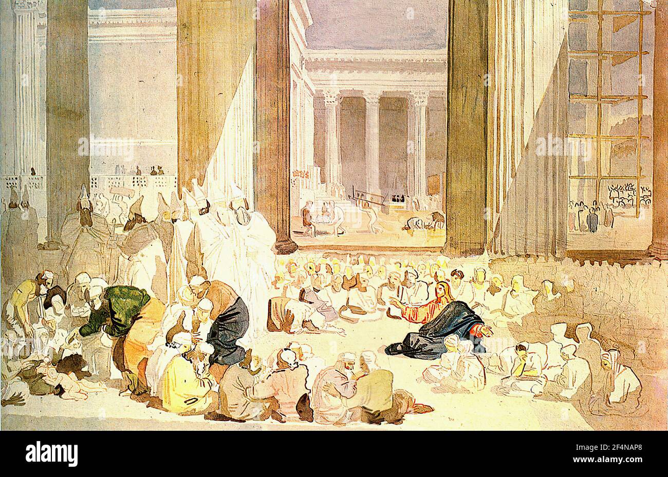 Alexandre Ivanov - Christ Sermon Temple Stock Photo - Alamy