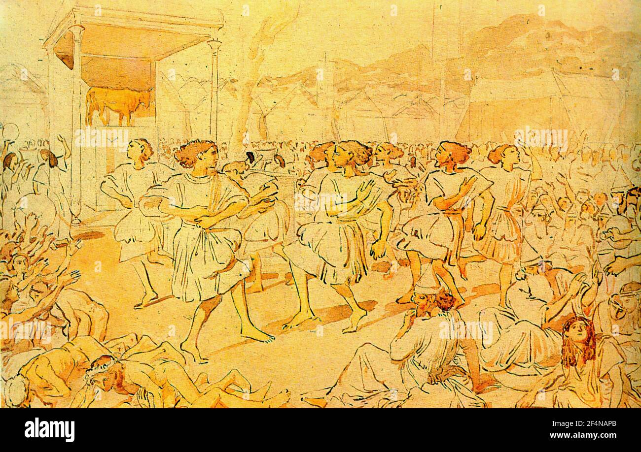Alexandre Ivanov - Adorarion Golden Calf Stock Photo - Alamy