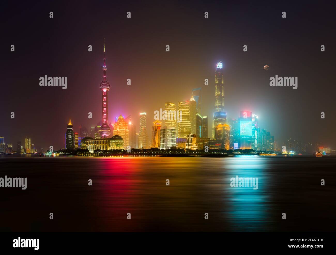 China shanghai neon lights on hi-res stock photography and images - Alamy