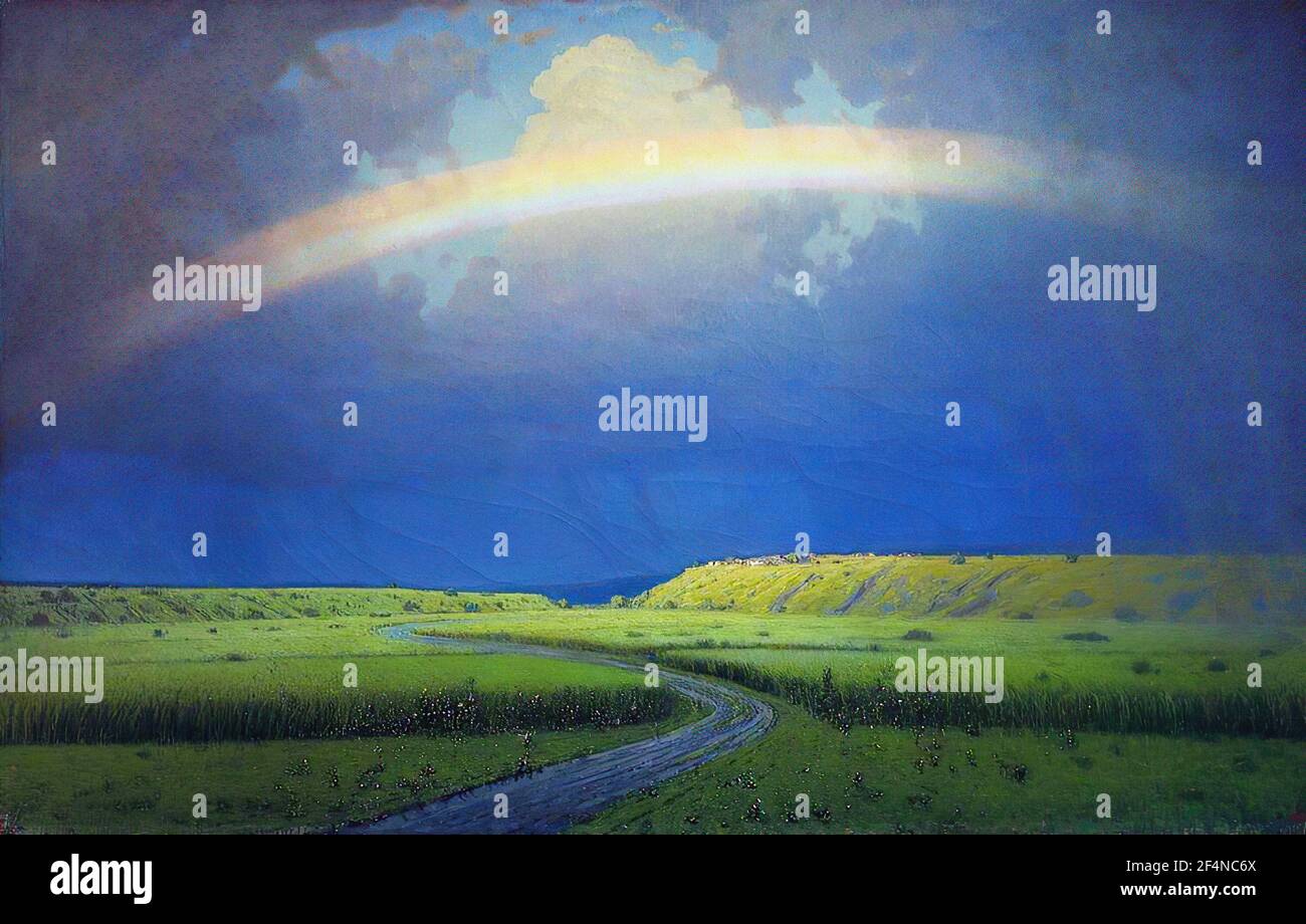 Arkhip Kuindzhi - Rainbow 3 C 1905 Stock Photo - Alamy
