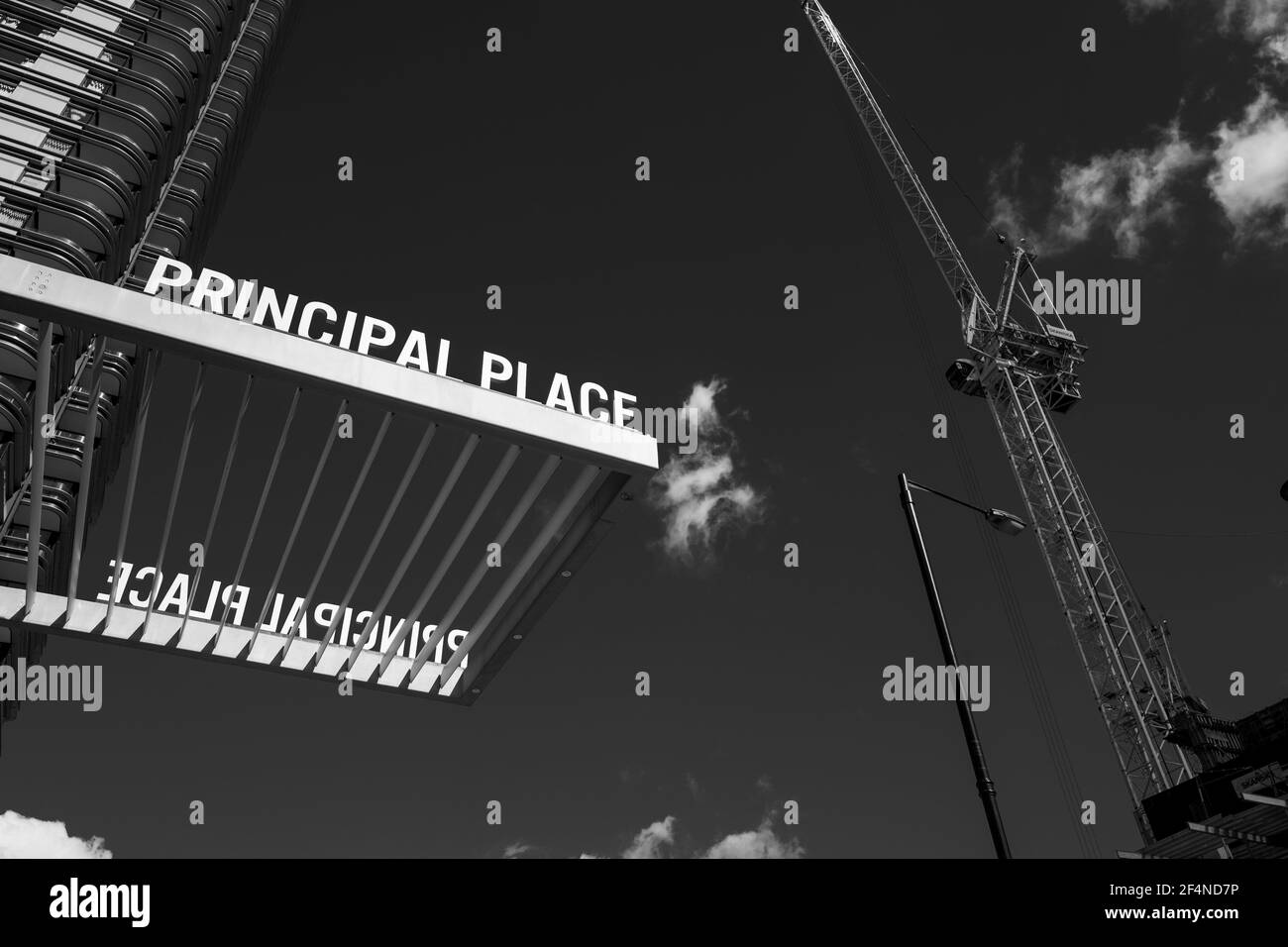 Principal Place, London Stock Photo - Alamy