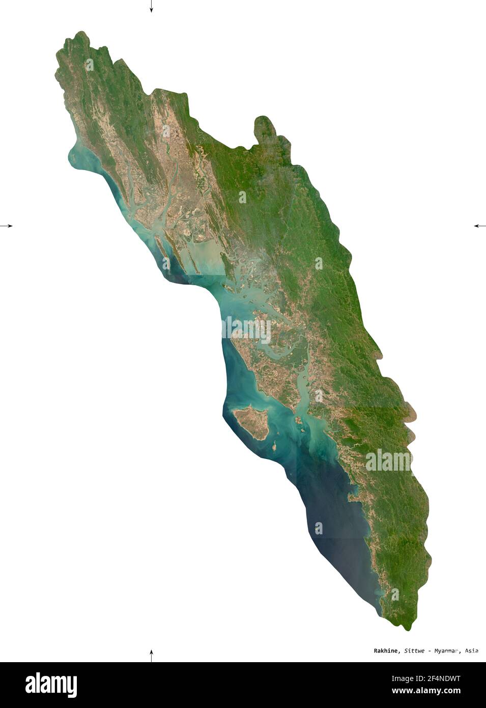 Arakan map Cut Out Stock Images & Pictures - Alamy