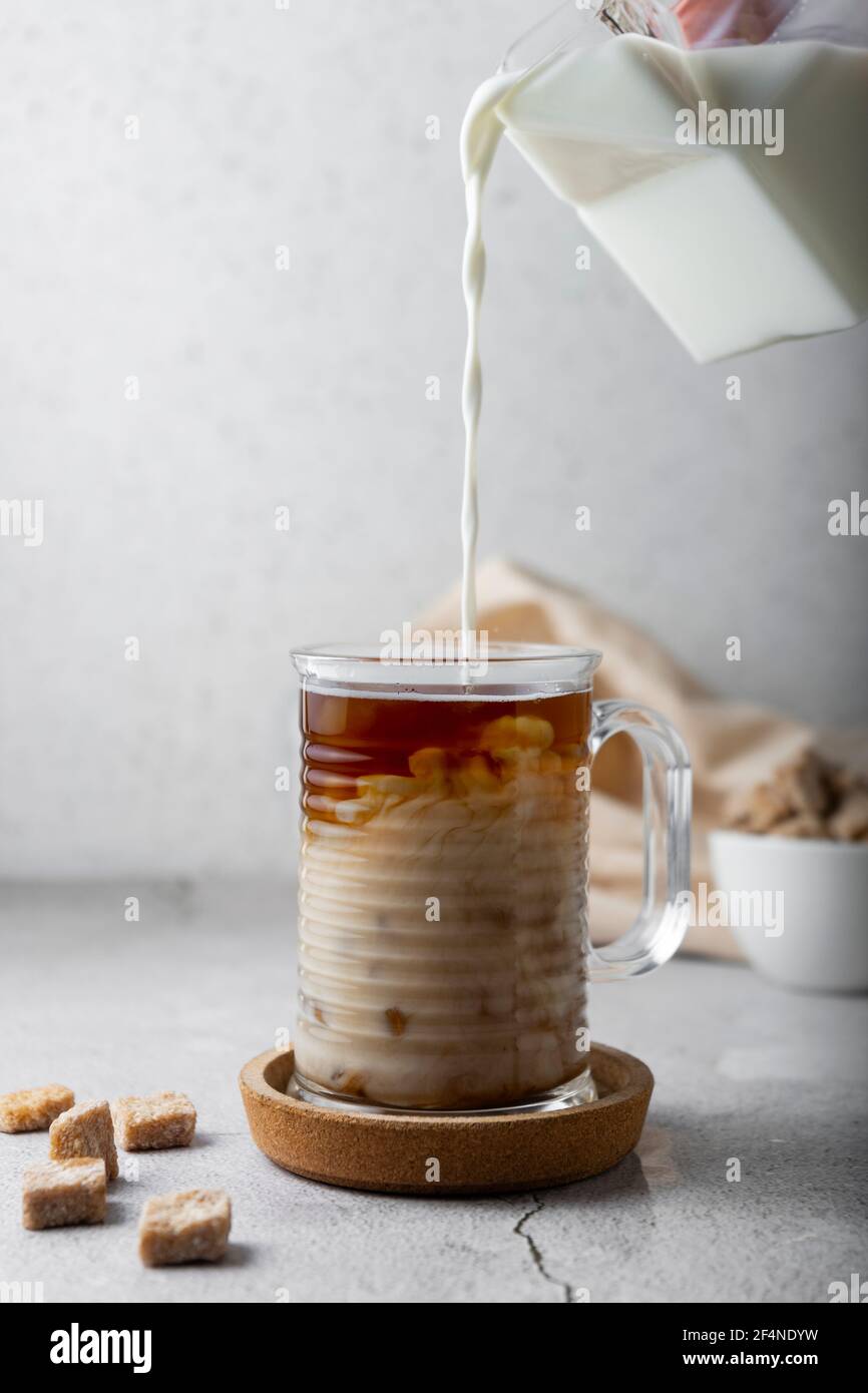 Milk coffee background hi-res stock photography and images - Alamy