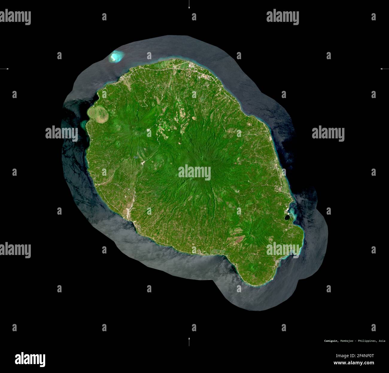 Map of camiguin hi-res stock photography and images - Alamy