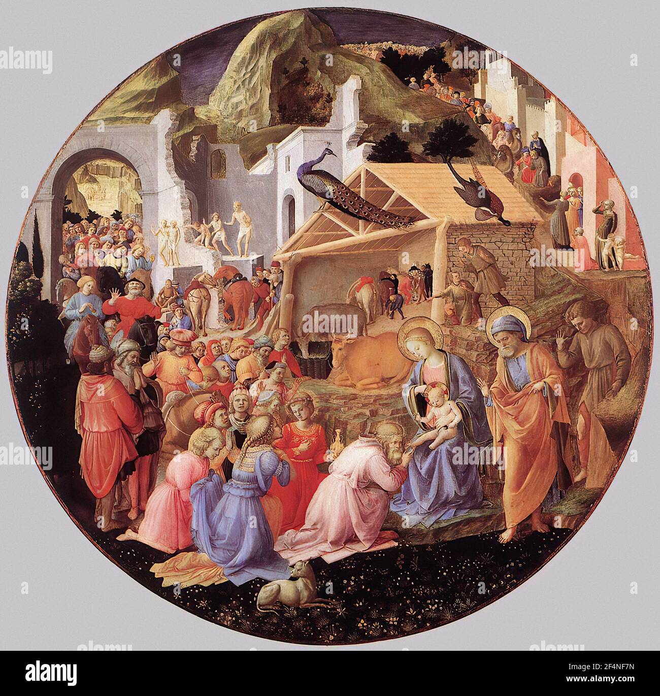Fra Filippo Lippi - Adoration Magi Stock Photo - Alamy