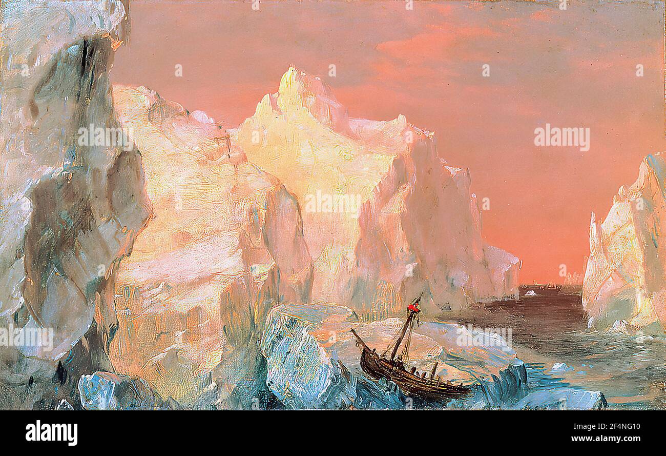 The icebergs frederic edwin church hi-res stock photography and images ...