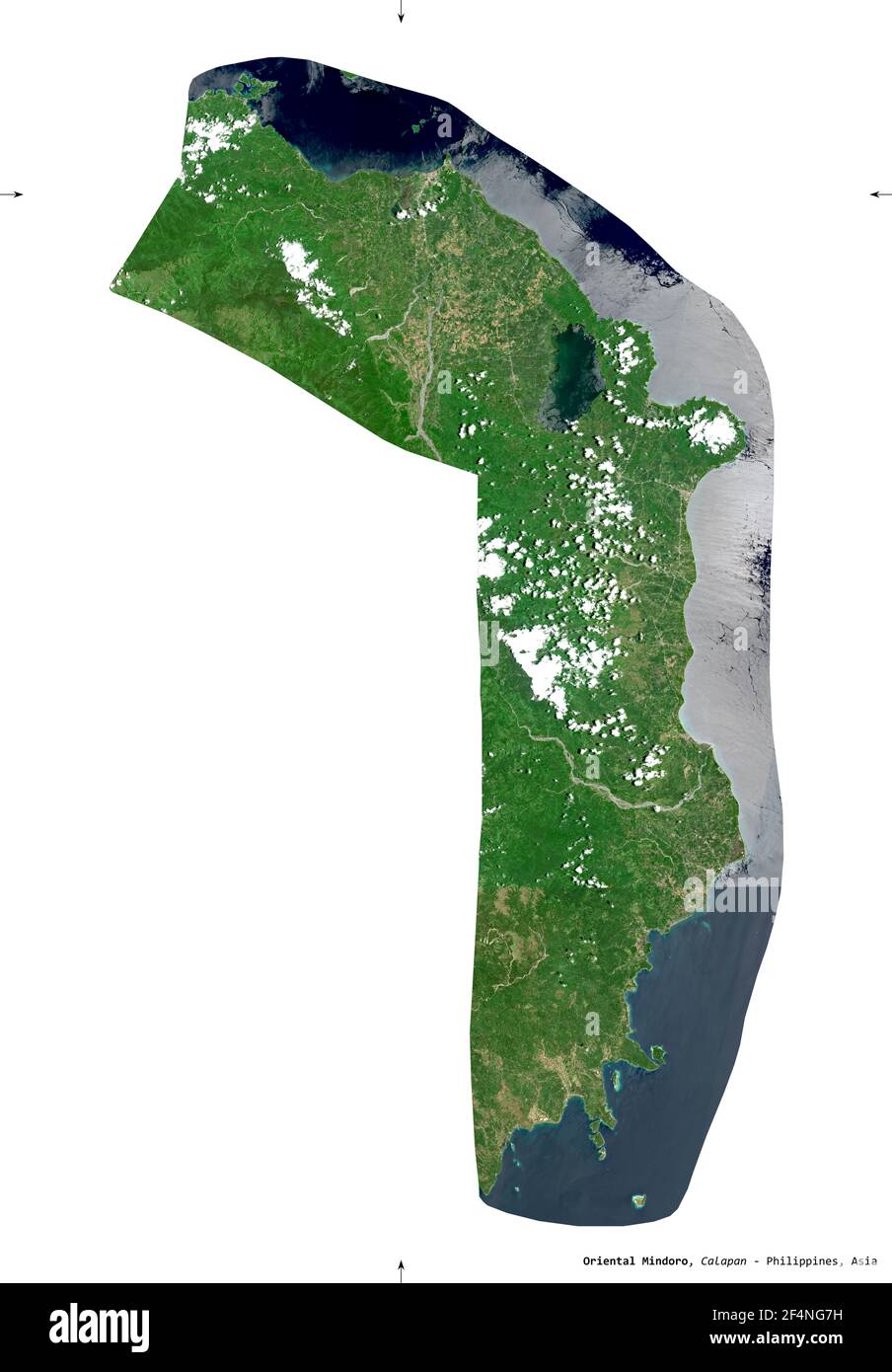 Map of oriental mindoro Cut Out Stock Images & Pictures - Alamy