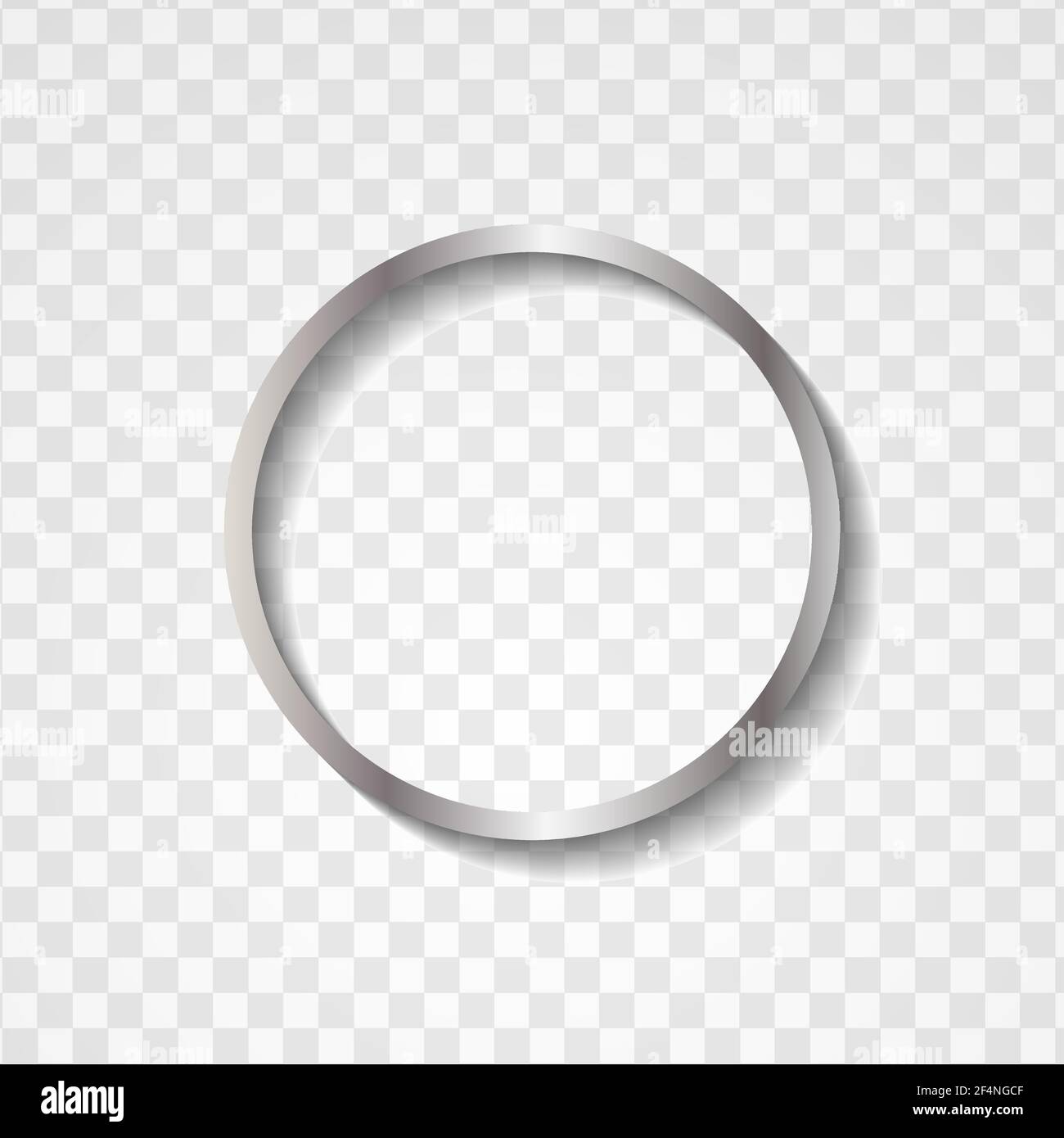 Elegant Silver Frame Png