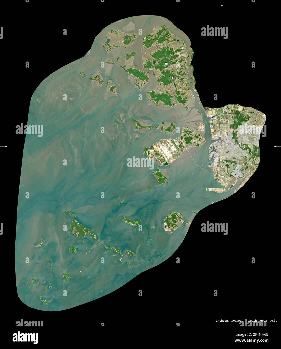 Inchon map hi-res stock photography and images - Alamy