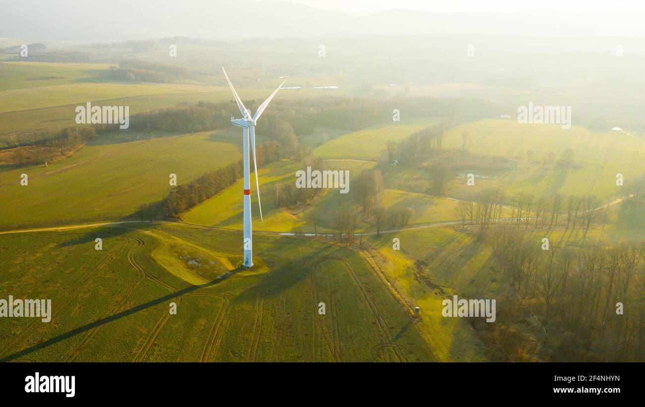 Wind mills farm hi-res stock photography and images - Alamy