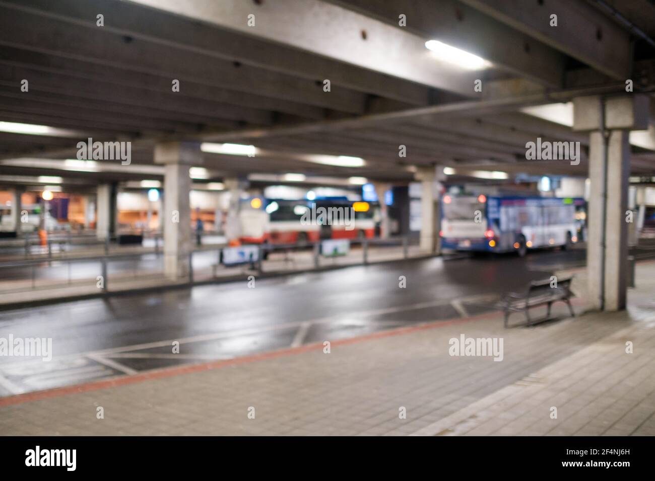 Empty bus station hi-res stock photography and images - Alamy