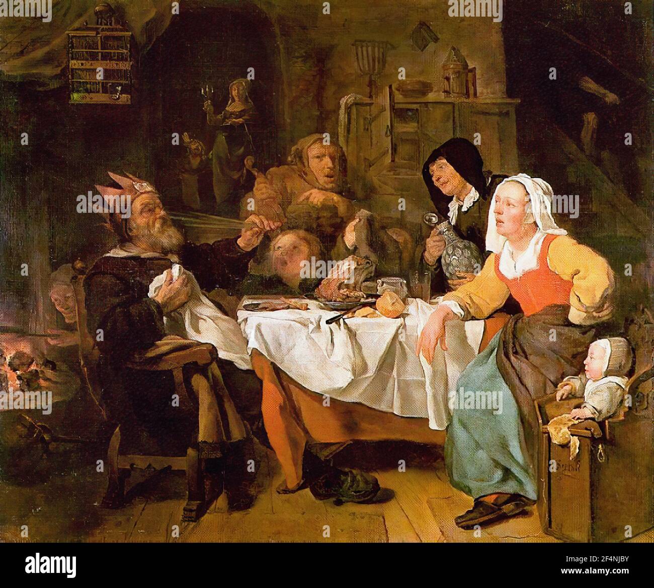 Feast of the bean king hi-res stock photography and images - Alamy