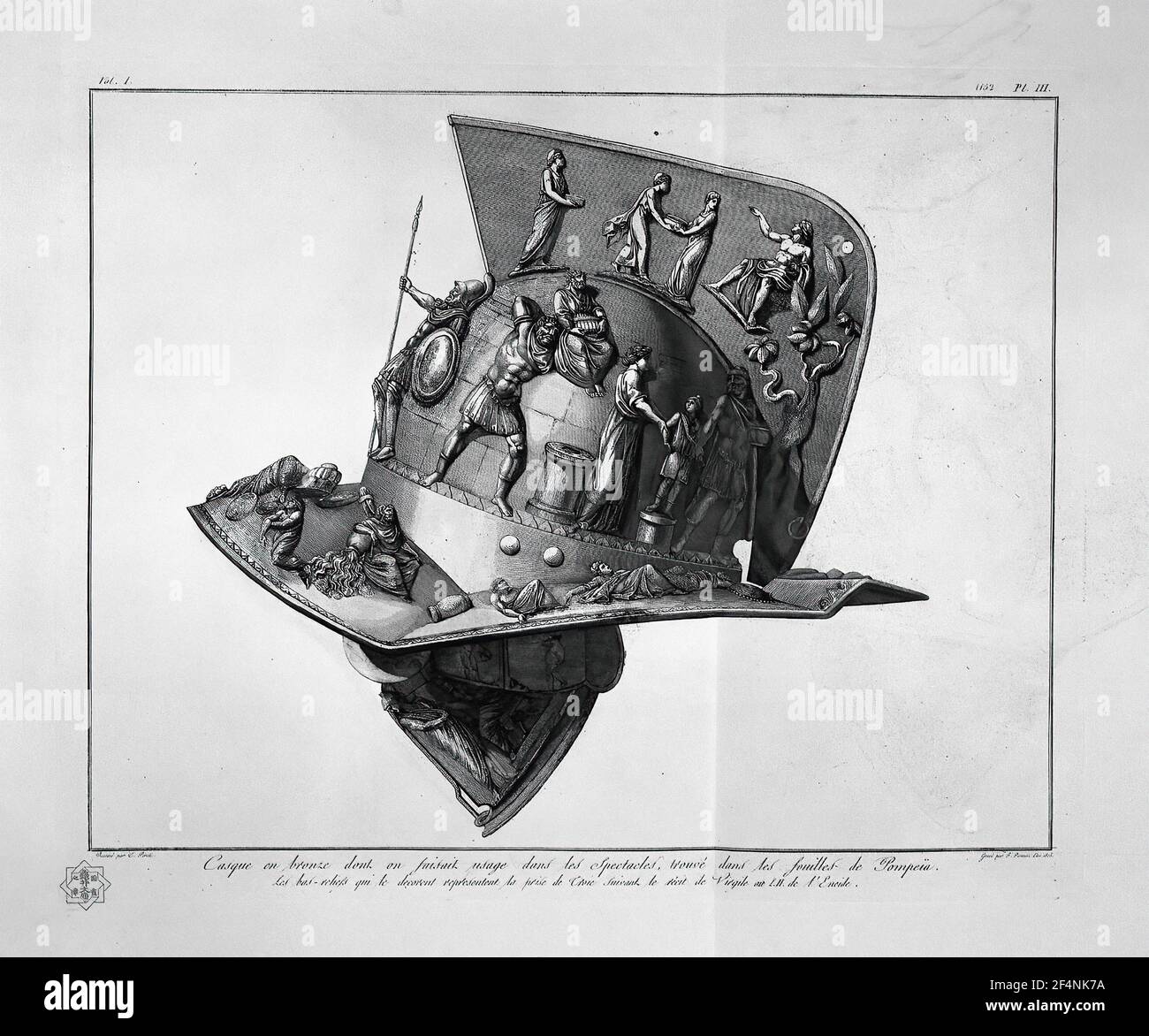 Giovanni Battista Piranesi - Elmo Bronze Gladiator Stock Photo - Alamy