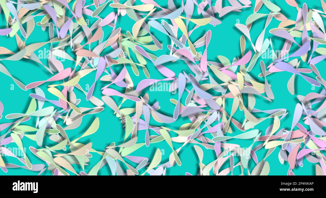Illustration of colorful shapes creating a surface for background and ...