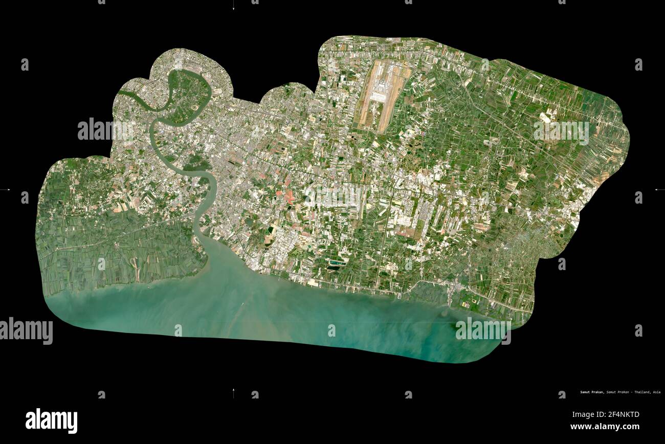 Samut prakan province map hi-res stock photography and images - Alamy