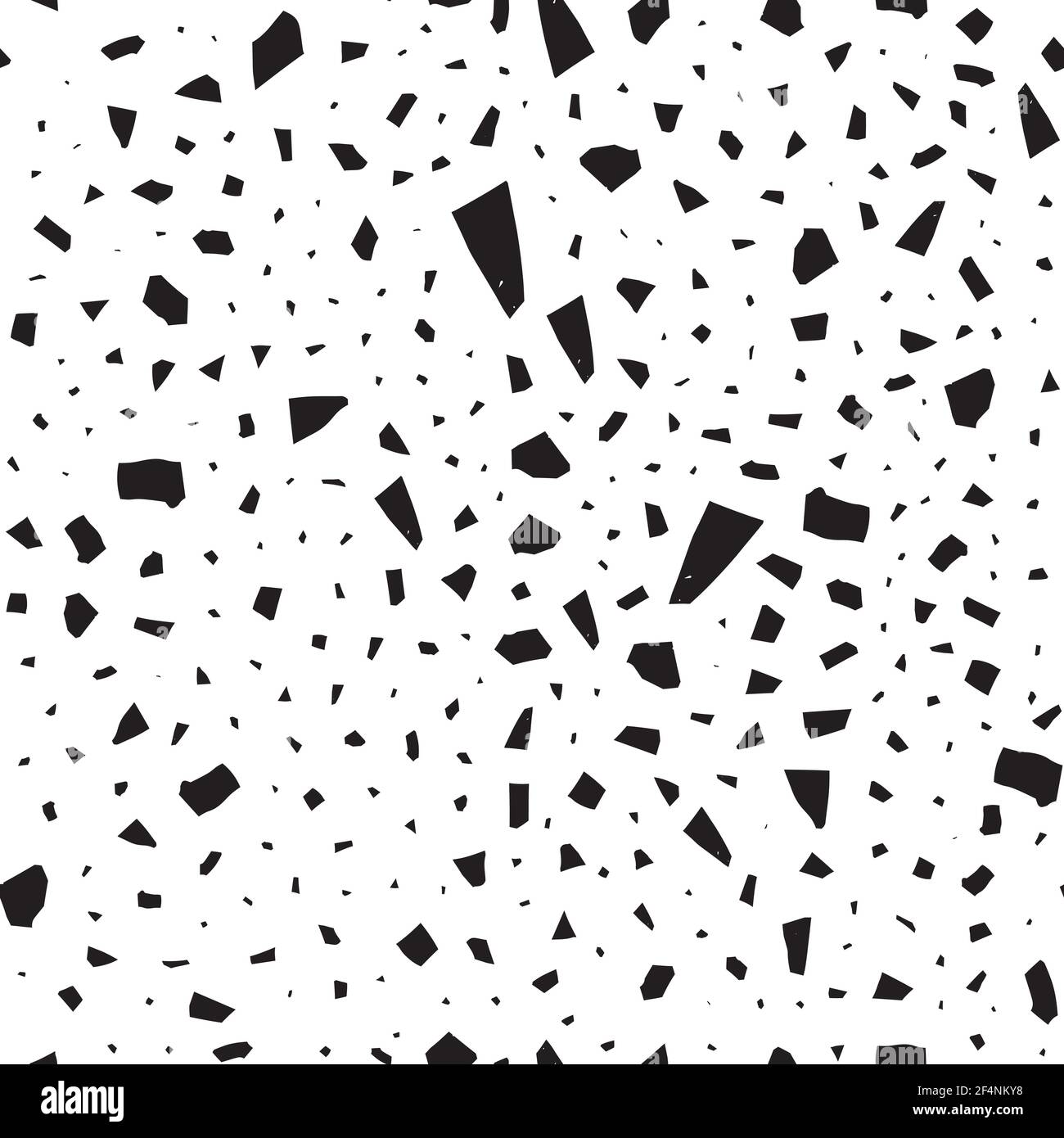 Abstract seamless patterns with graphic elements, chaotic shapeless ...