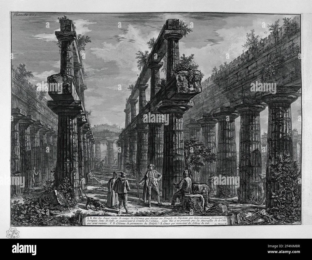 Giovanni Battista Piranesi - Remains Columns Making up Side Porches ...