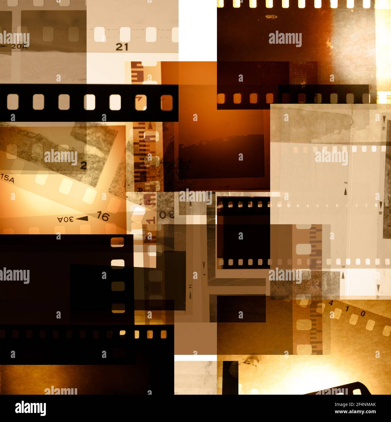 Film negative frames overlap background Stock Photo - Alamy