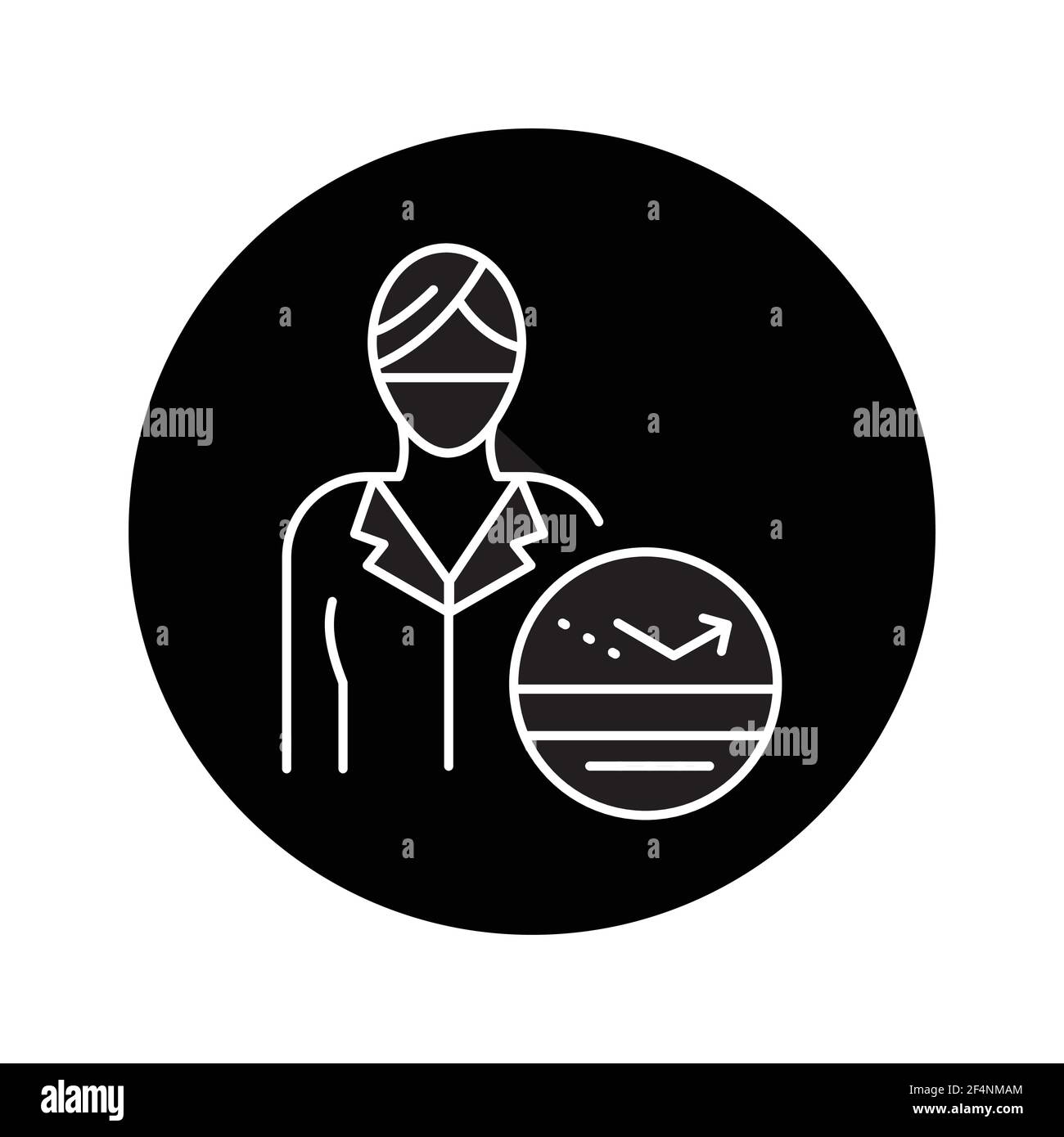 Dermatologist color line icon. Subject matter expert. Pictogram for web ...