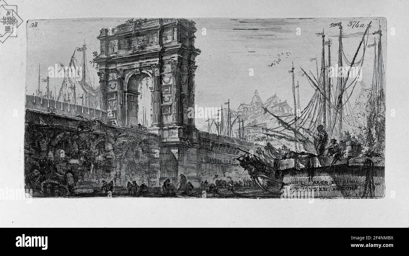 Giovanni Battista Piranesi - Reversal Temple Pol Istri Other Temple ...