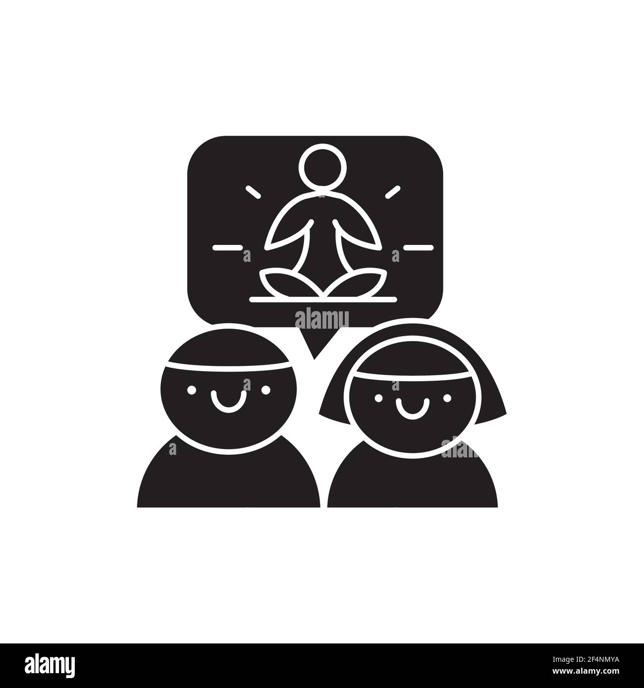 Mindfulness child school Stock Vector Images - Alamy