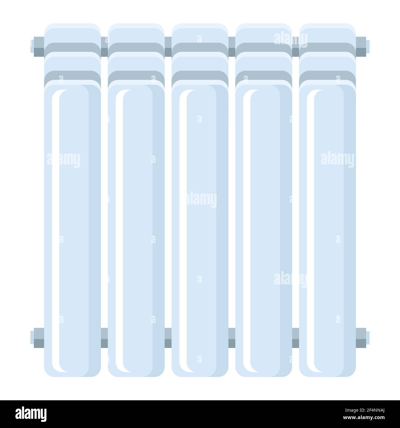 Illustration of radiator in house. Adversting icon or image for ...