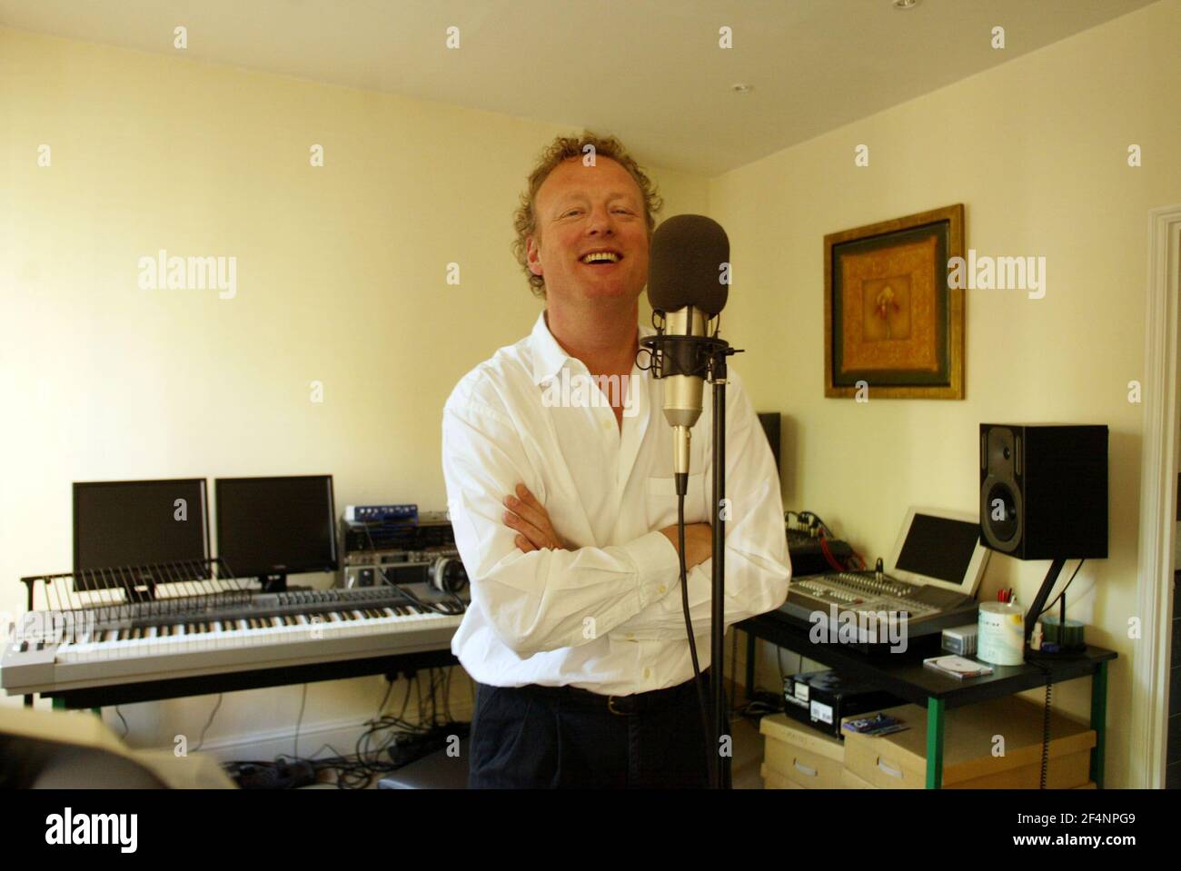 Howard Goodall in his studio in west London pic David Sandison Stock ...