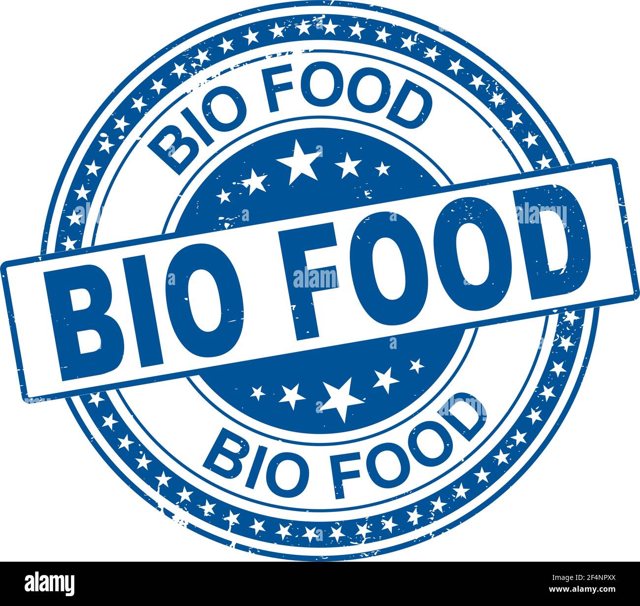 100 bio food label vector, painted round emblem icon for products ...