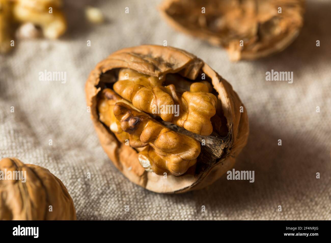 Raw Brown Organic Walnuts Ready to Eat Stock Photo - Alamy