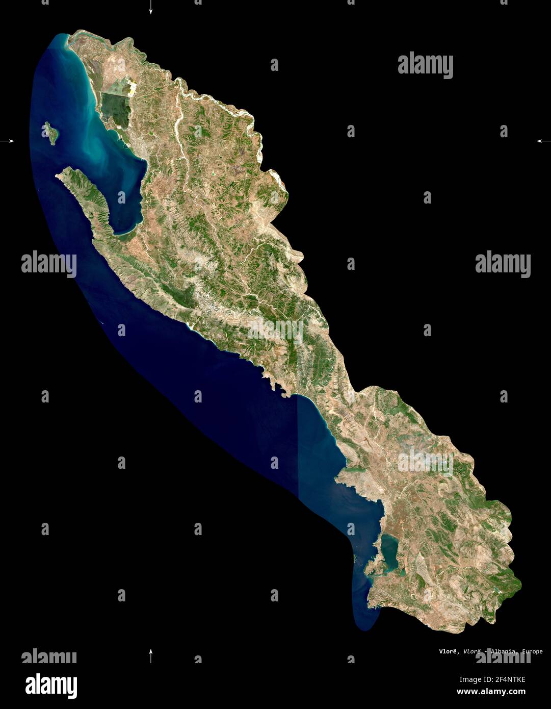 Vlora map hi-res stock photography and images - Alamy