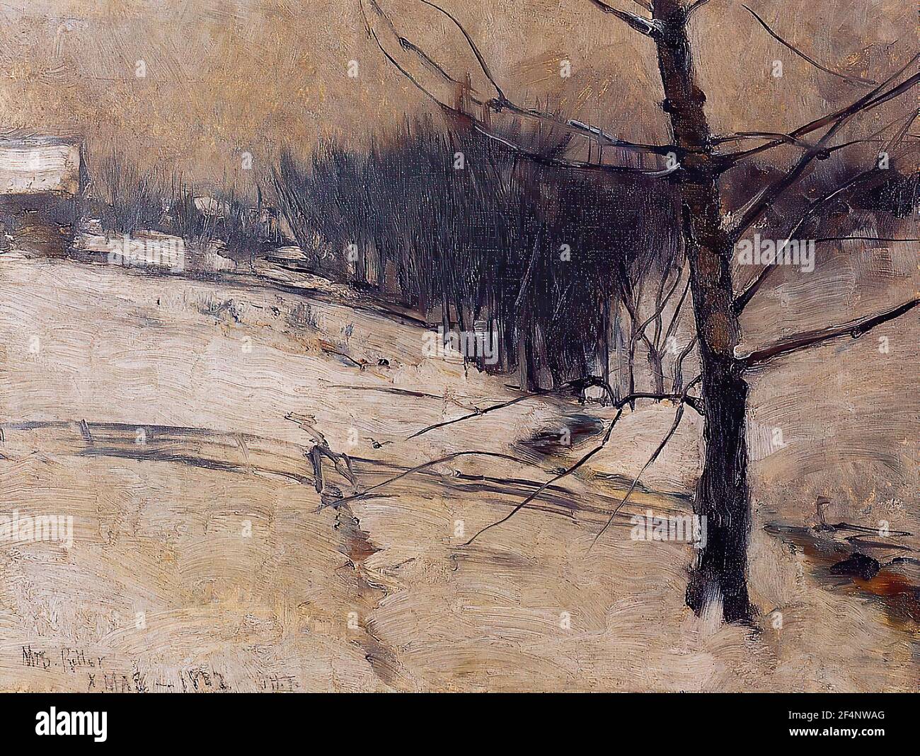 Twachtman snow hi-res stock photography and images - Alamy