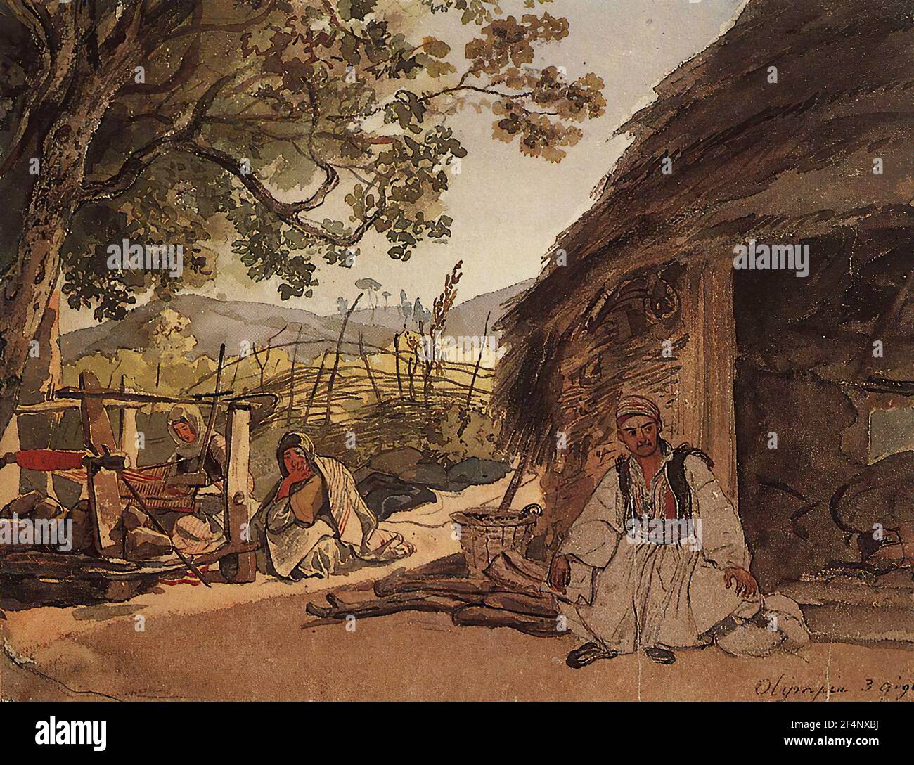 Karl Bryullov - Greek Morning Myraca Stock Photo - Alamy