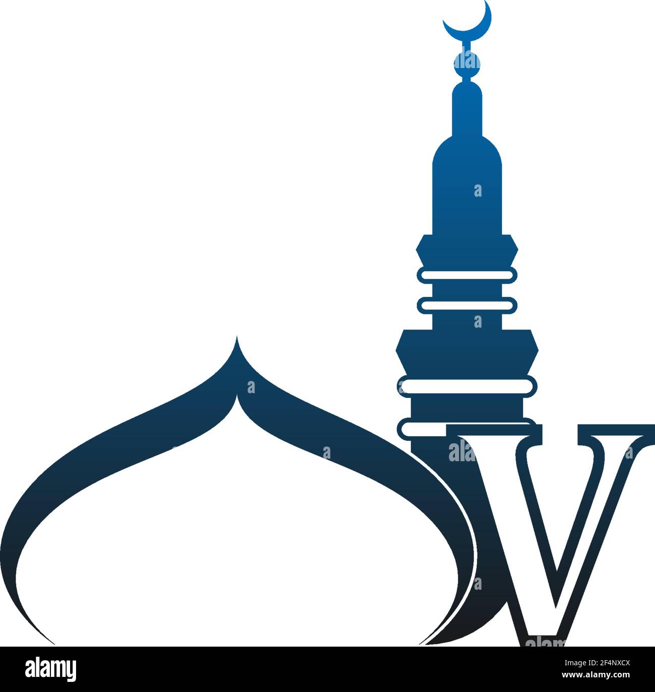 Letter islamic logo Cut Out Stock Images & Pictures - Alamy