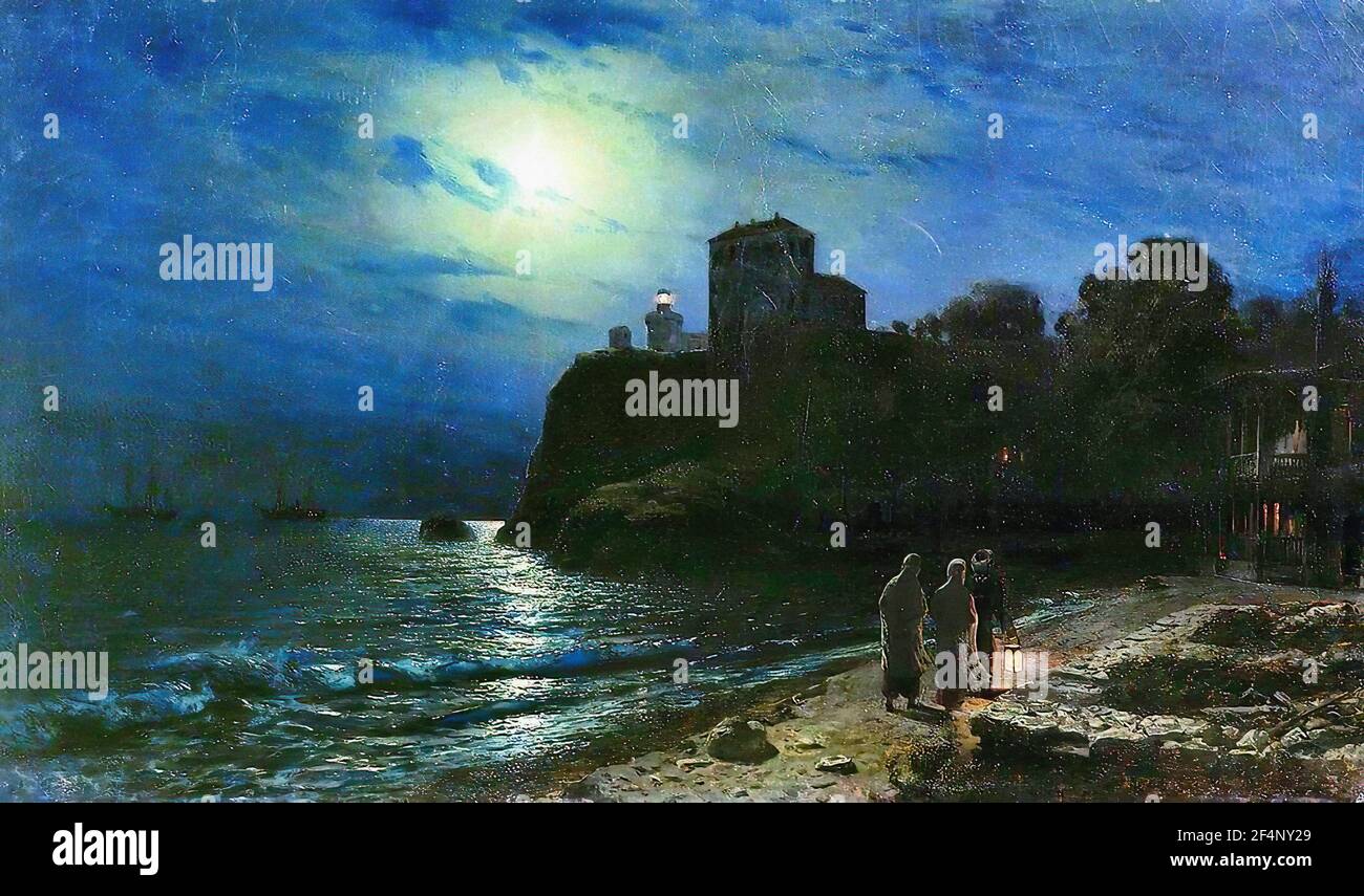 Moonlit masterpiece hi-res stock photography and images - Alamy