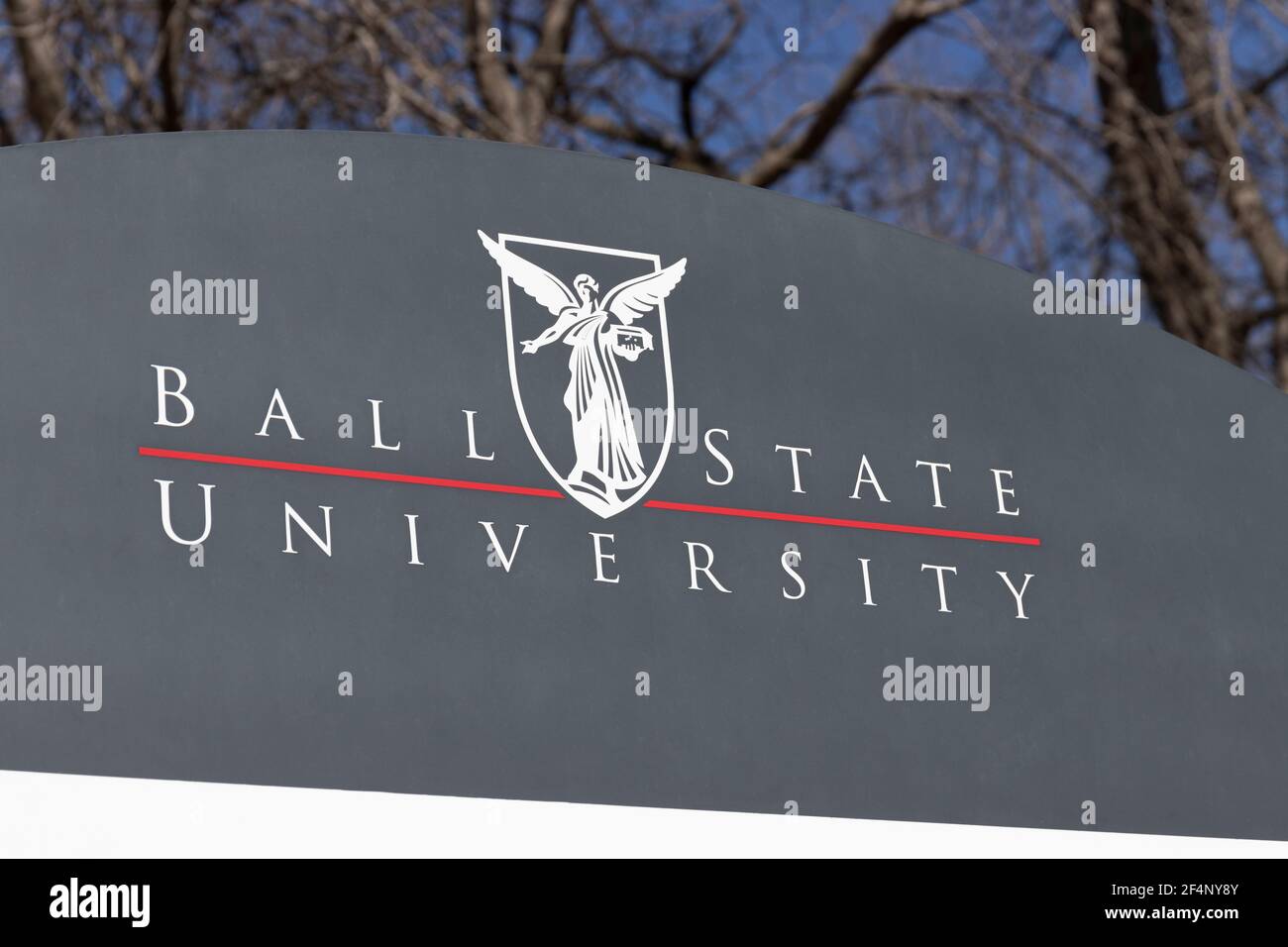 Muncie - Circa March 2021: Ball State University campus. Ball State is ...