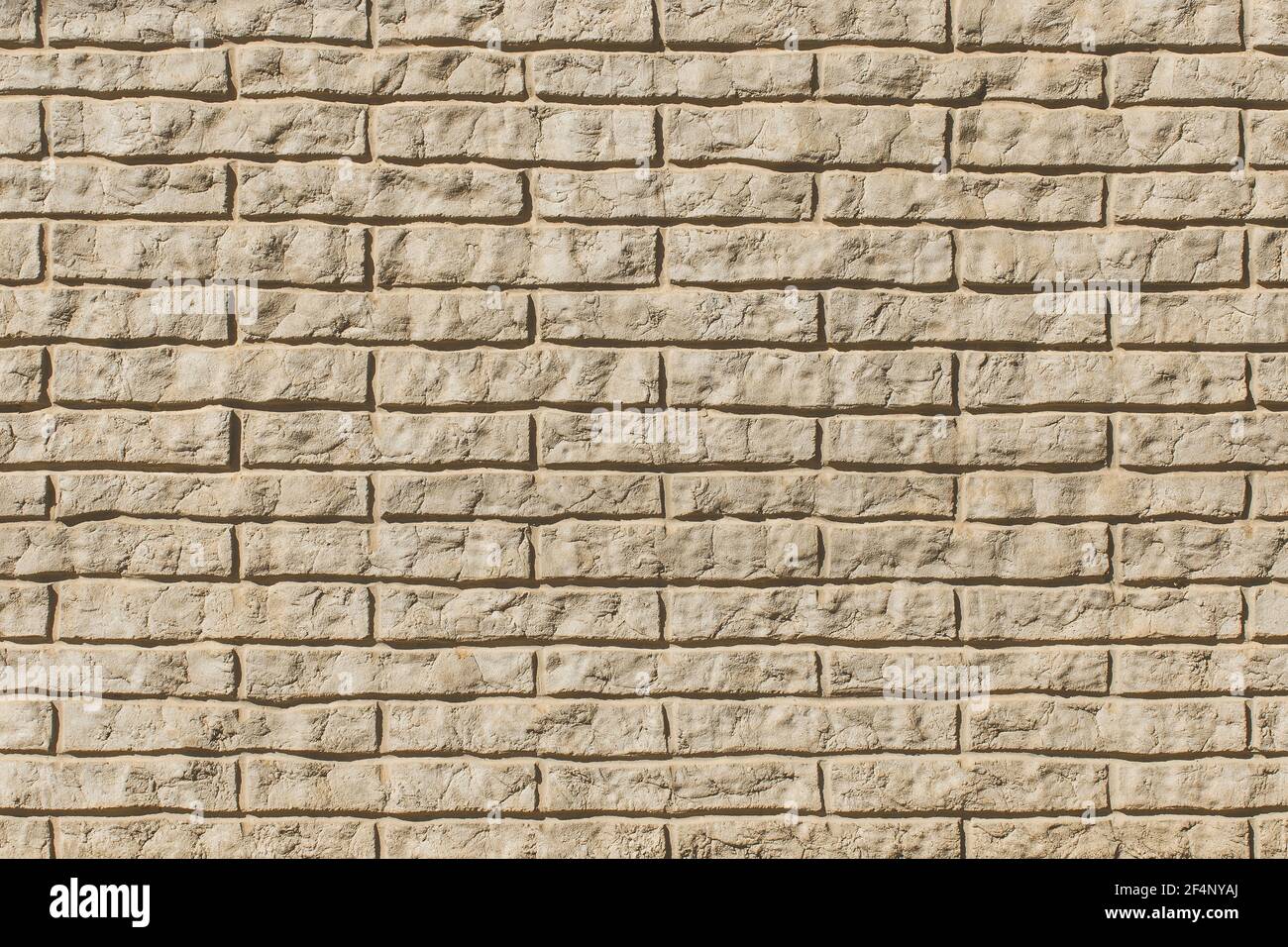 Modern clay brick wall texture, sand interior stone exterior background ...