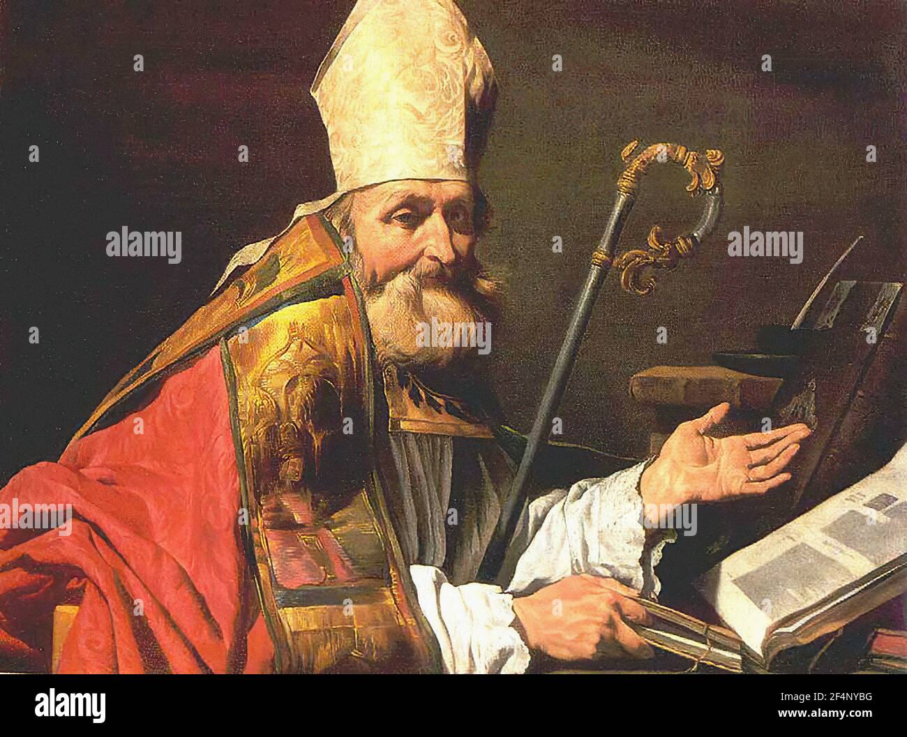 Painting of st ambrose hi-res stock photography and images - Alamy