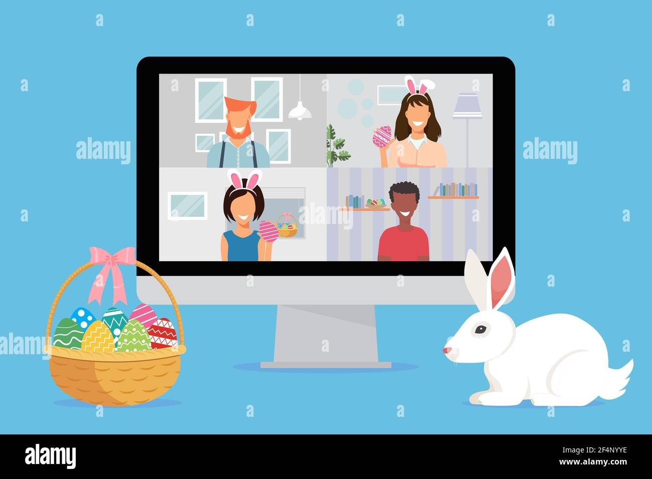 Call me the easter bunny Stock Vector Images - Alamy