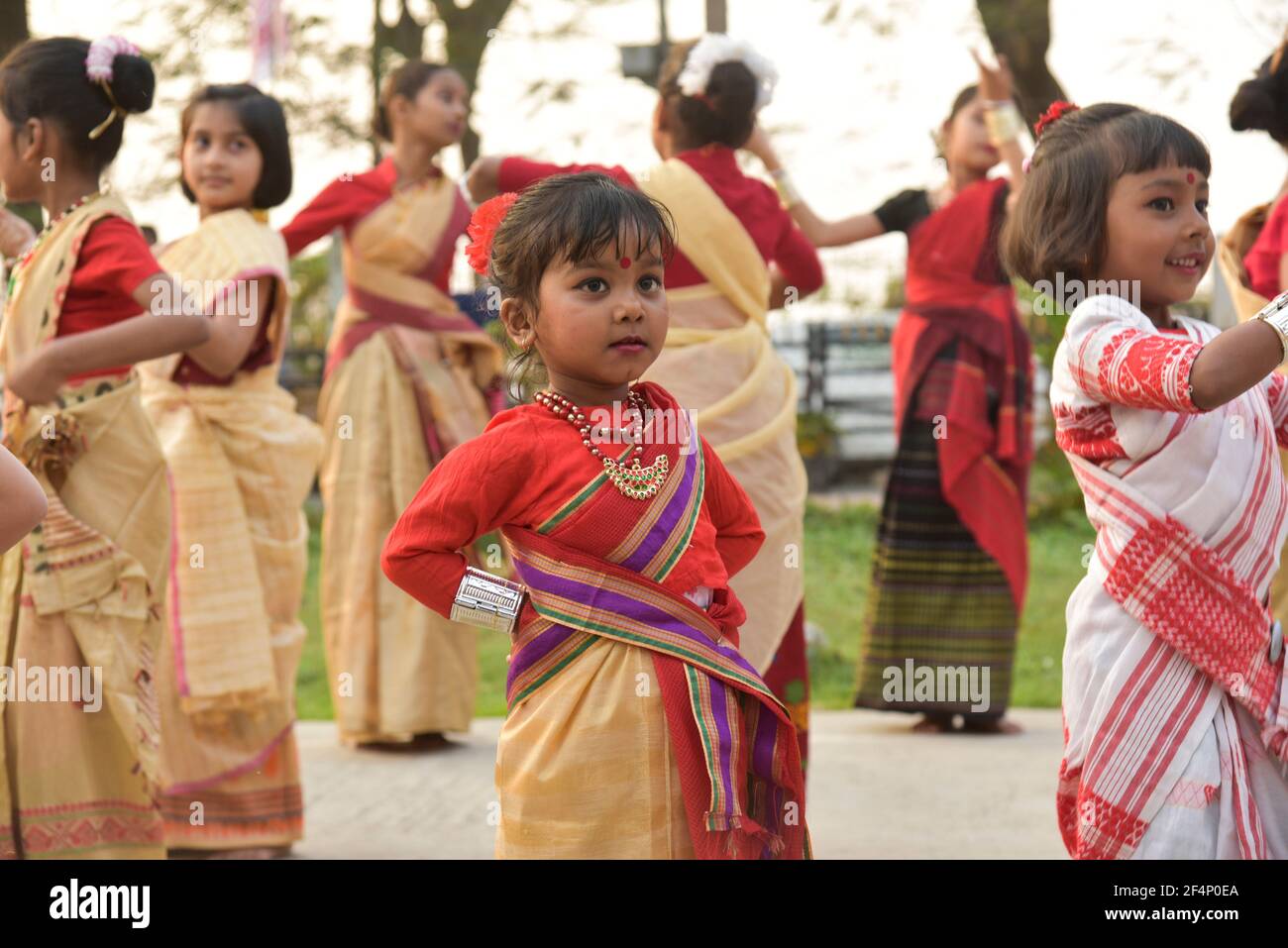 Bihu folk dance assam india hi-res stock photography and images - Alamy