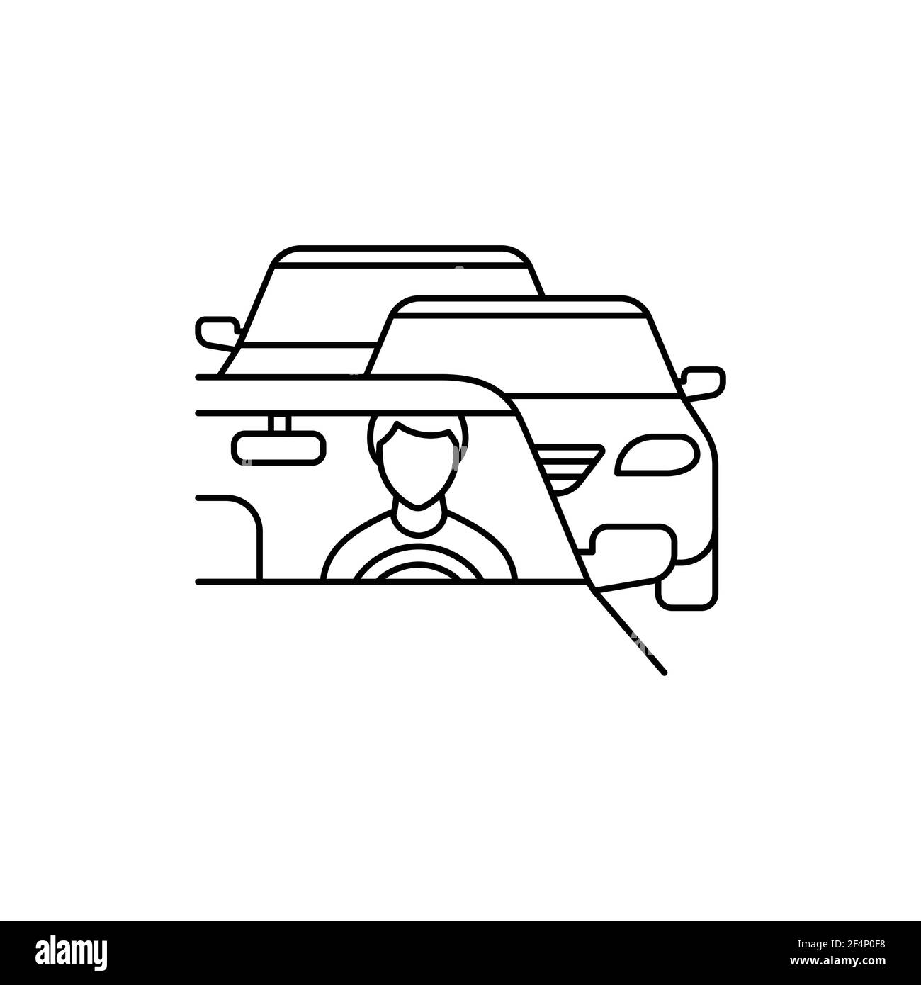 Driving color line icon. Pictogram for web page, mobile app, promo. UI ...