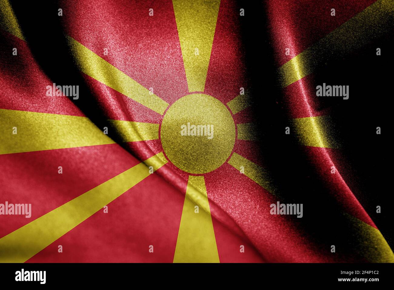Abstract smooth silk background with the country flag Stock Photo - Alamy
