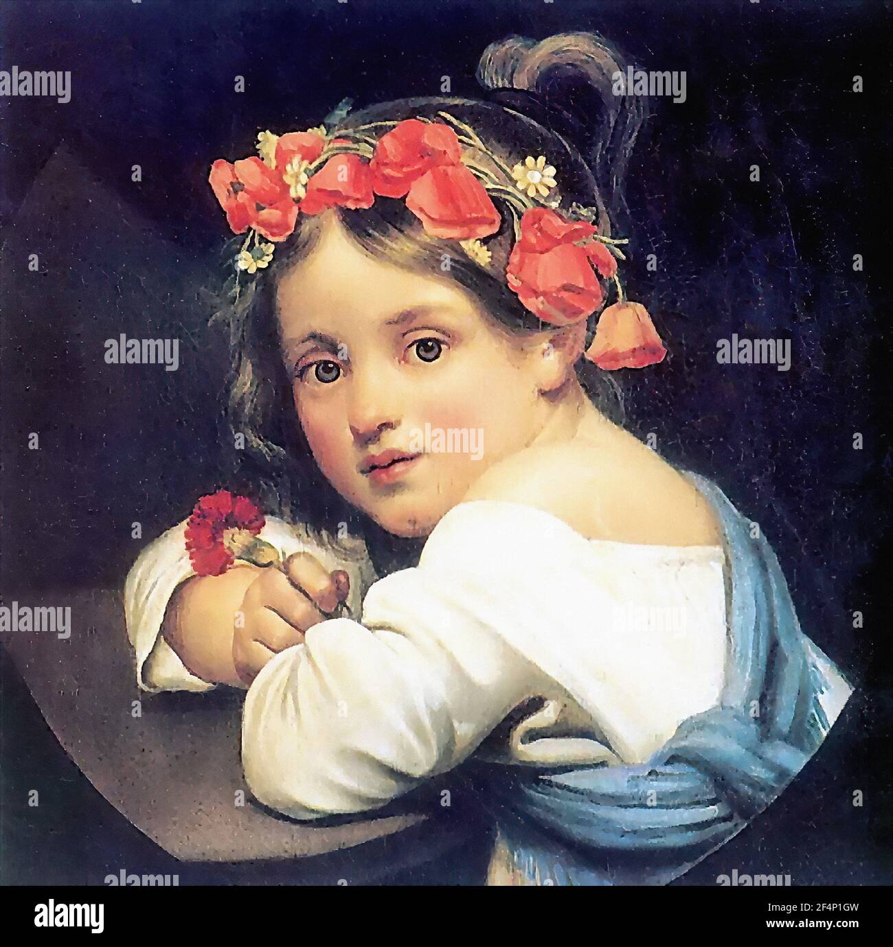 Poppy wearing girl hi-res stock photography and images - Alamy