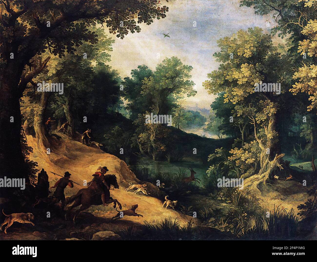 Paul bril stag hunt hi-res stock photography and images - Alamy