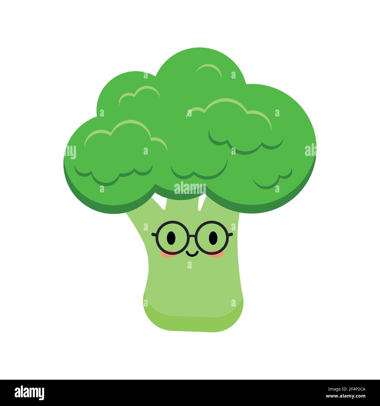 Cute Broccoli Cartoon