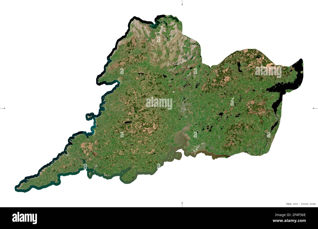 Map of ennis Cut Out Stock Images & Pictures - Alamy